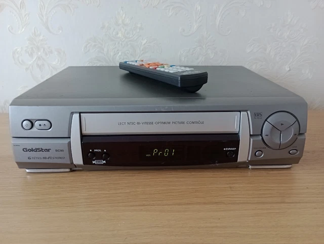 MAGNETOSCOPE VHS GOLDSTAR BC90 ( aka LG ). 6 tetes. EUR 65,00 - PicClick DE