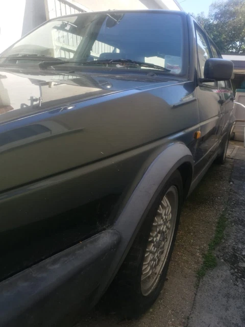 VW GOLF GTI MK2 16v 1.8 1990 oak green, H Reg, unfinished project £ ...