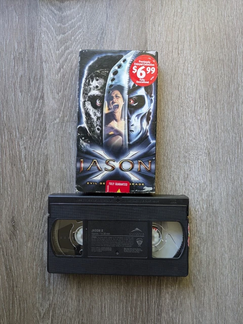 JASON X VHS Horror New Line Home Video $25.00 - PicClick CA
