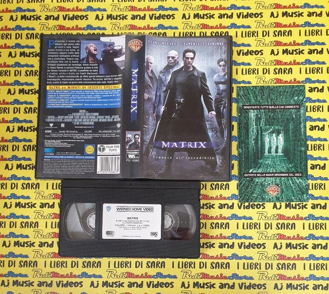 FILM*VHS MATRIX KEANU Reeves Fishburne WARNER GLI SCUDI 1999 PIV 16985 (F1)* EUR 4,50 - PicClick FR
