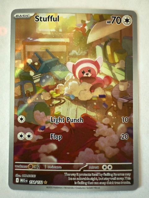 POKÉMON TCG STUFFUL 154/132 Illustration Rare Mega Evolution Base Set NM/M $12.25 - PicClick CA