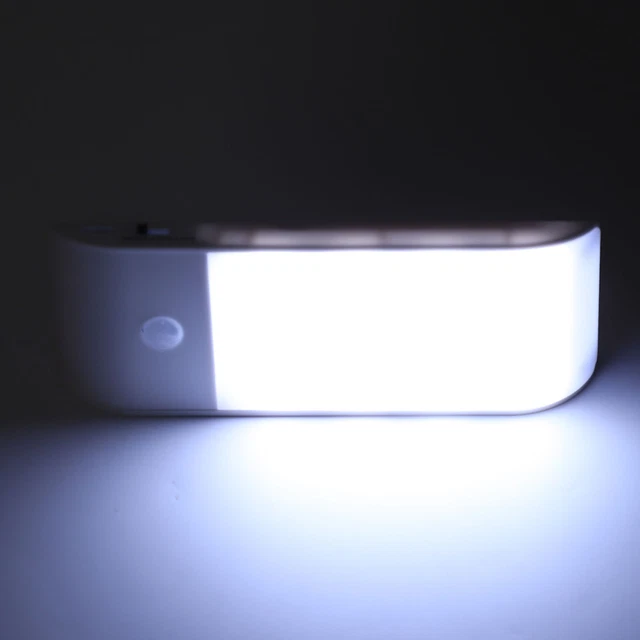 UNDER CABINET LIGHT 4.7in Long Magnetic Motion Sensor 2 Modes Micro USB ...