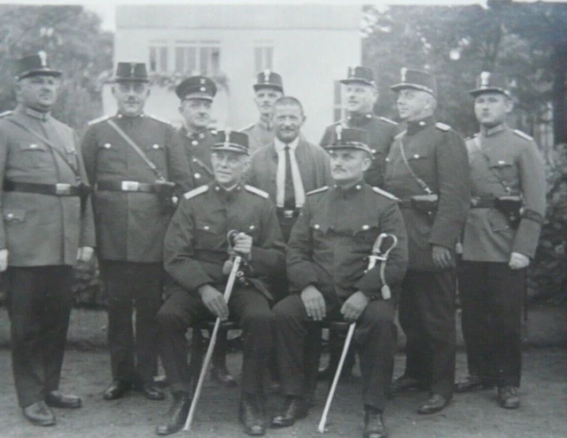 MILITARY PHOTOGRAPH HIGH Ranking Officers. German?, Written/Dated 1927 ...