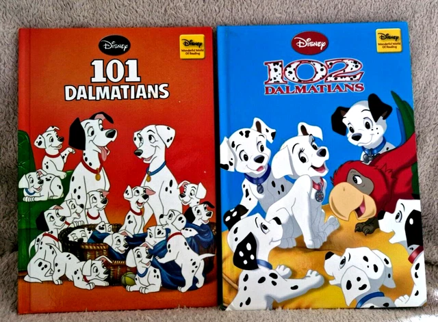 DISNEY BOOK BUNDLE 101 Dalmatians & 102 Wonderful World of Disney HB ...