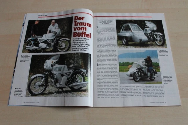 MOTORRAD CLASSIC 1703) NSU Bison 1000 in einer seltenen Vorstellung auf ...