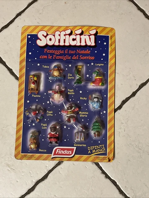 LOTTO KINDER SORPRESINE FINDUS SOFFICINI Festeggia Il Tuo Natale ...