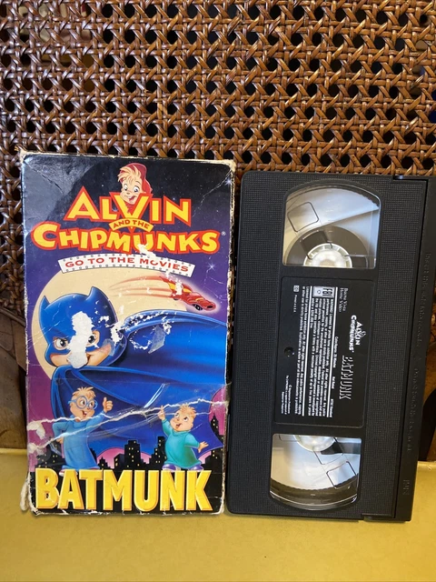 VHS ALVIN AND the Chipmunks - Go to the Movies - Batmunk (VHS, 1992 ...