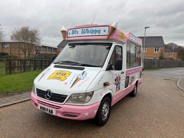 SOFT ICE CREAM VAN MERCEDES SPRINTER 308 CDI CUMMINS VAN UNO PAS 2 ...