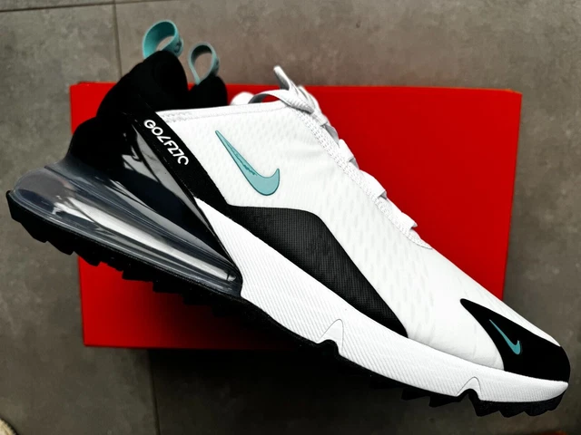 NIKE AIR MAX 270 Golf Shoe Uk 10 Us 11 Bnib Rare Dusty Cactus Colour ...