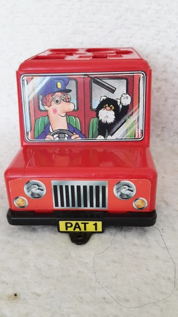 VINTAGE POSTMAN PAT Van Shape Sorter Toy Merit Incomplete 7” £13.00 ...