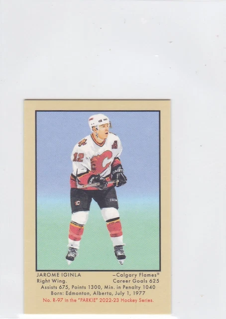 2022/23 PARKHURST CHAMPIONS..JAROME Iginla..retro Mini..parkie # R-97 ...