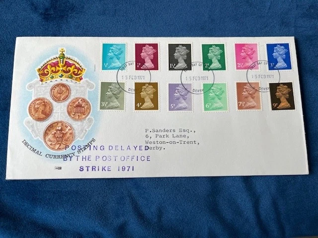 FIRST DAY COVER 15 Feb 1971 Decimal Currency Stamps £3.84 - PicClick UK