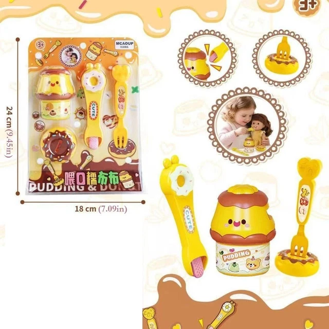 FOOD FEEDING PUDDING Feeding Toy Simulation Play House Toys Children's ...