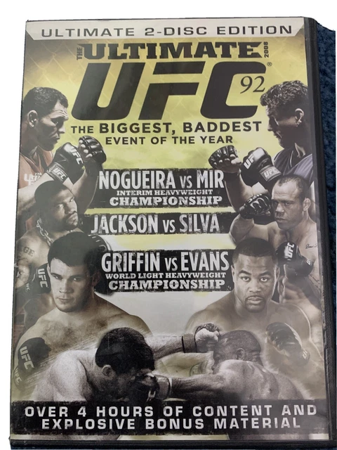 UFC 92: ULTIMATE 2008 (2Pc) [Dvd] $6.95 - PicClick