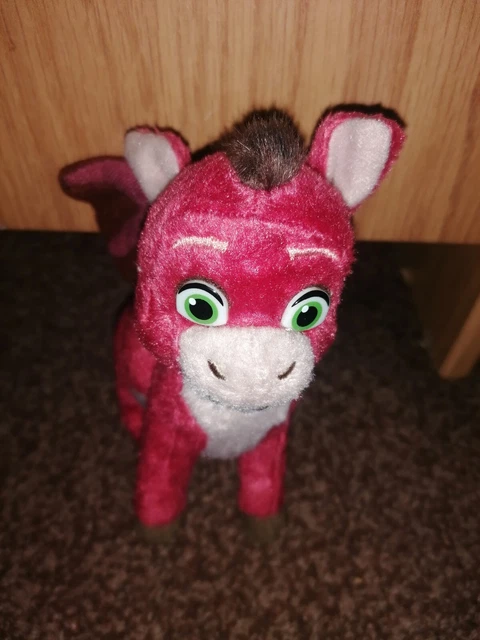 DREAMWORKS DONKEY RED Dragon Dronkey Shrek Plush Cuddly Toy £7.95 ...