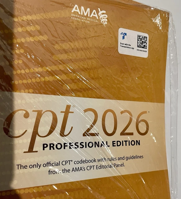 BRAND NEW CPT Professional 2026 by American Medical Association Spiral ...