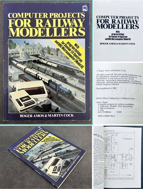 VINTAGE COMPUTER BOOK Projects For Railway Modellers Acorn Bbc Micro Zx ...