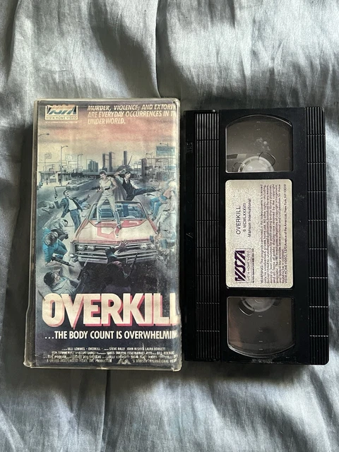 OVERKILL 1987 VHS Tape Rare 80s Action Vista Home Video HTF Yakuza ...