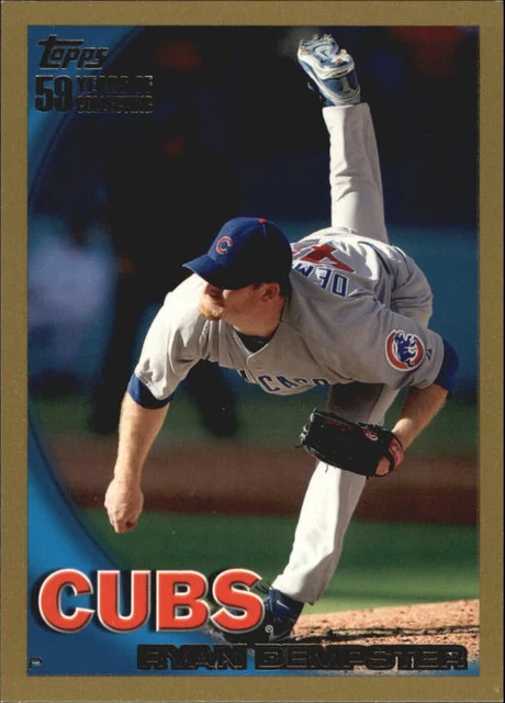 CARTE DE BASEBALL 2010 Topps Gold Border Chicago Cubs #135 Ryan ...