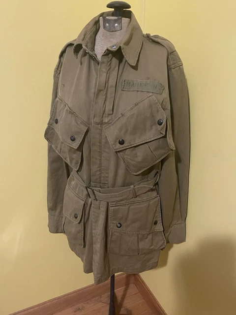WW2 US ARMY M42 Airborne Named HQ 511th Jump Jacket 100% original £ ...