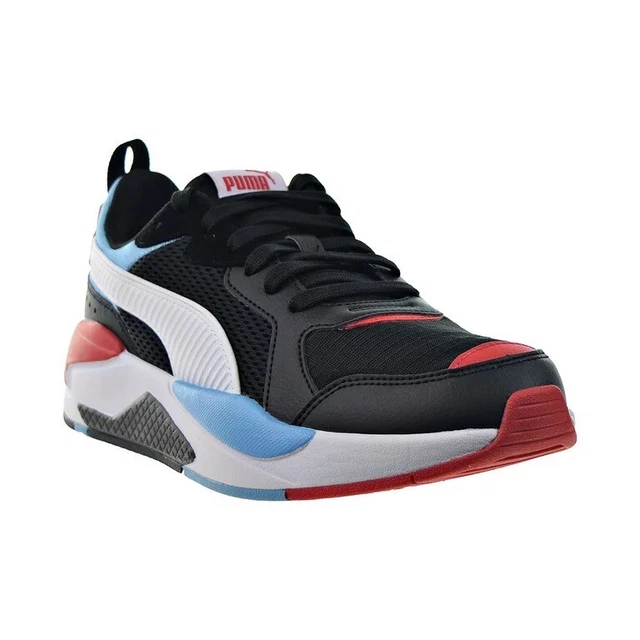 PUMA X-RAY COLOR Block Men's Shoes Black-White-Blue-Red 373582-01 Size ...