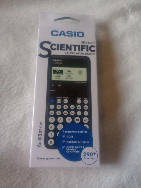CASIO FX-85GT CW Scientific Calculator - Black - NEW & SEALED in box ...