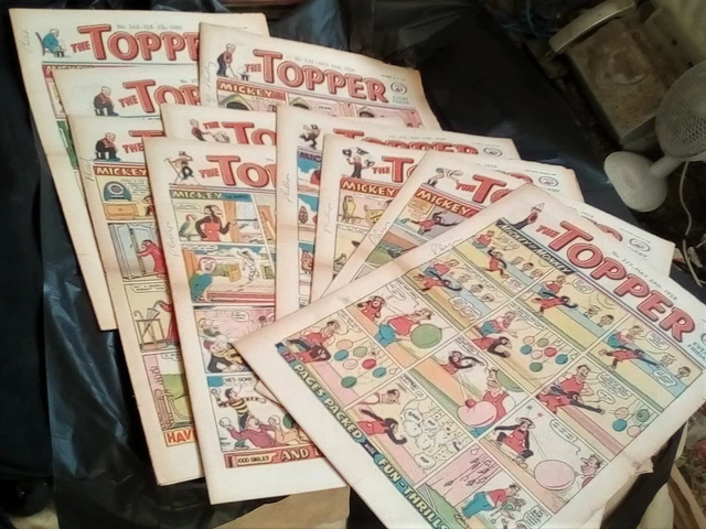 THE TOPPER COMIC (x 10) 1958 - 1960. Very Good comics £51.00 - PicClick UK