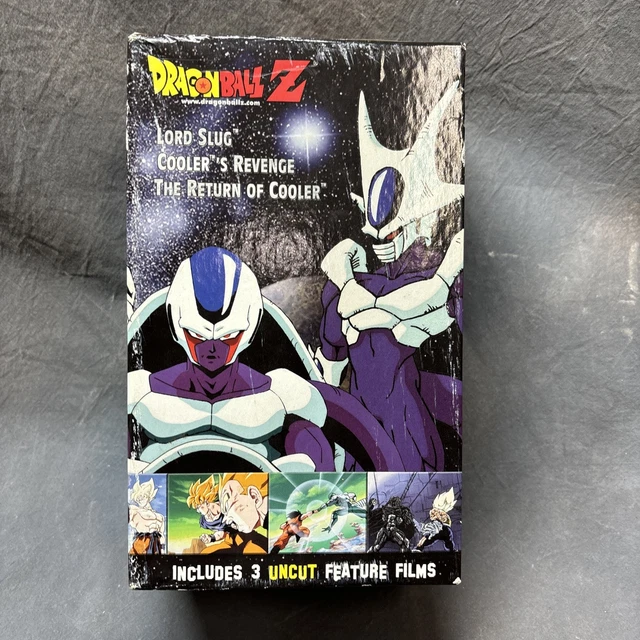 NEW DRAGON BALL Z 3 Movie VHS Box Set Lord Slug, Coolers Revenge ...