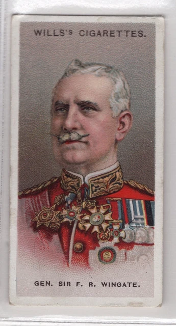 WILLS ALLIED ARMY Leaders of WW1. General Sir Reginald Wingate EUR 5,05 ...