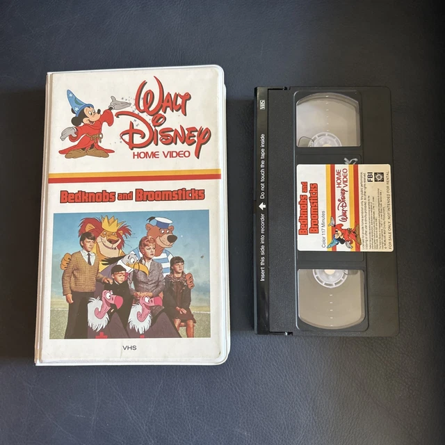 WALT DISNEY HOME Video Bedknobs And Broomsticks VHS 16VS RARE VINTAGE ...