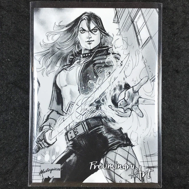 2024 MARVEL MASTERPIECES Nahuel Grego TYPHOID MARY Preliminary Art #31 ...