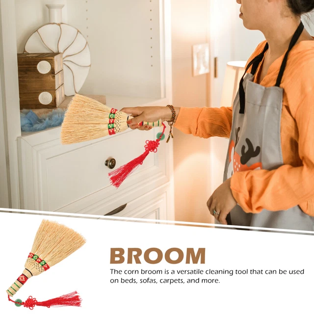 CHINESE STYLE MANUAL Bed Broom Desktop Corn Broom Household Cleaning ...