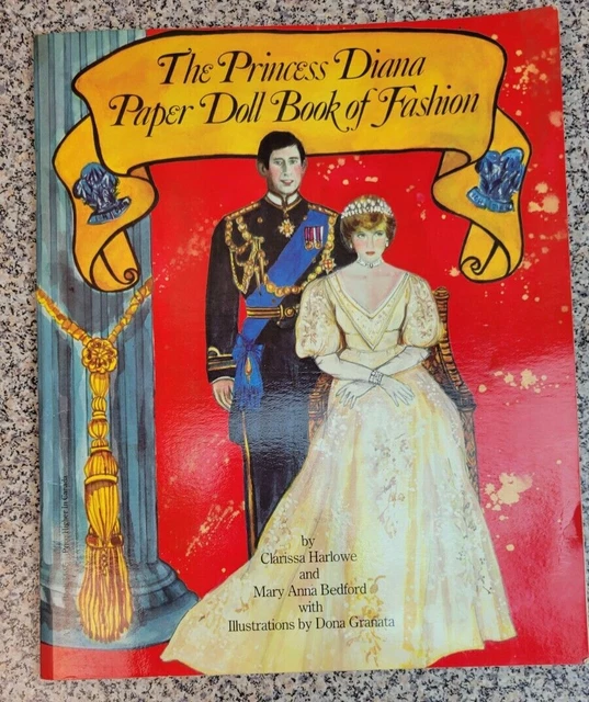 THE PRINCESS DIANA Paper Doll Book of Fashion - Perigee books 1982 ...