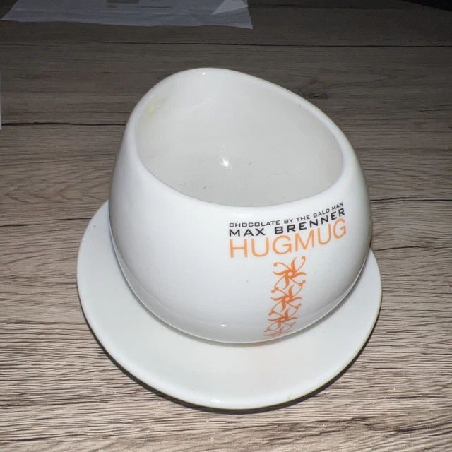 KAKAOBECHER KABA Tasse + Unterteller Max Brenner Hug Mug Design Iris ...