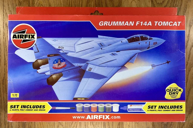AIRFIX 050130-GRUMMAN F-14A Tomcat-1/72 scale-NEW (opened box)-From ...