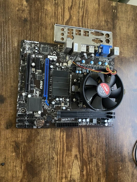 MSI MS-7641 / 760GM-P23 (FX) Socket AM3b AMD Motherboard with Back ...