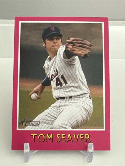 TOM SEAVER 2024 Topps Heritage #75BS-1 1975 Baseball Sensations Mets de ...