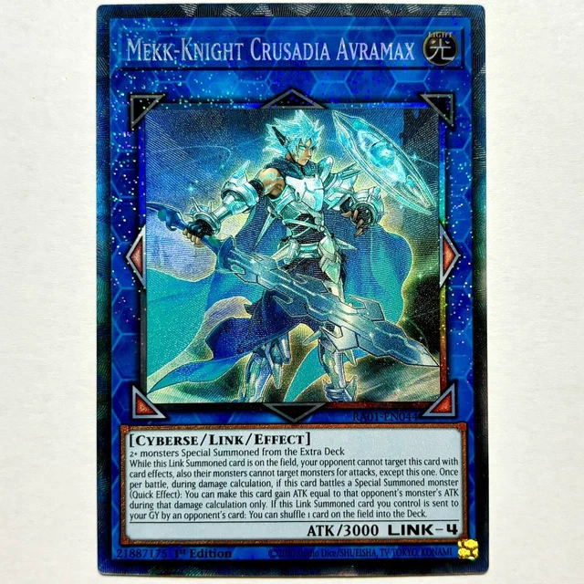 RA01-EN044 MEKK-KNIGHT CRUSADIA Avramax - Prismatic Collector's NM 1s ...