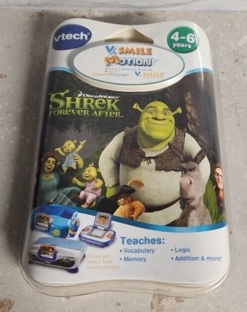 VTECH V.SMILE MOTION Game-Dreamworks-SHREK 4 Forever After. Brand New ...