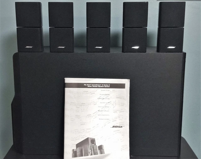 BOSE ACOUSTIMASS 10 Series II 5.1 Home Theater Surround Sound System - 200W EUR 289,99 - PicClick FR