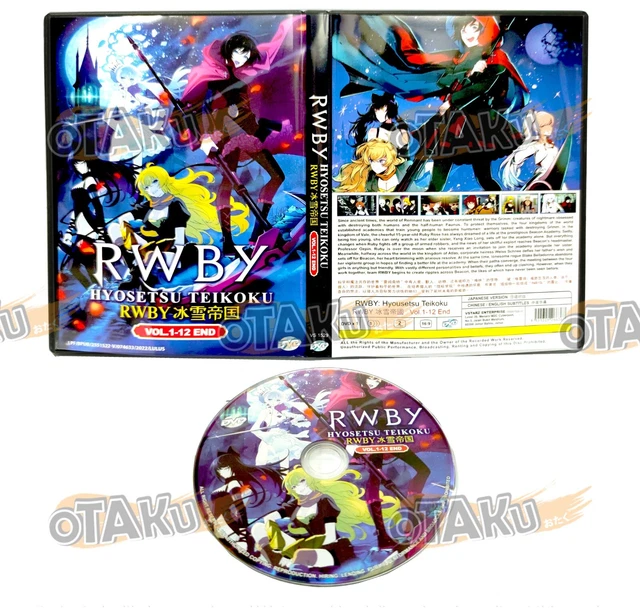 RWBY : HYOSETSU Teikoku Rwby - Complete Anime Tv Series Dvd Box Set (1 ...