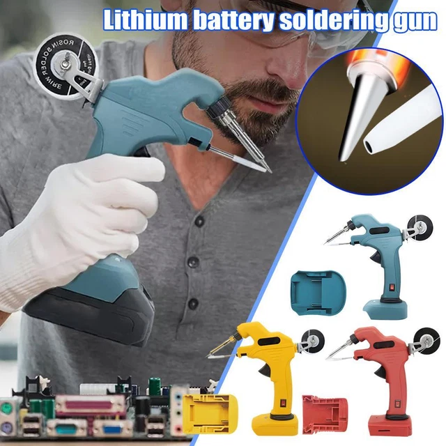 INTERNALLY HEATED BATTERY Soldering Gun Wireless Gun-type Soldering ...