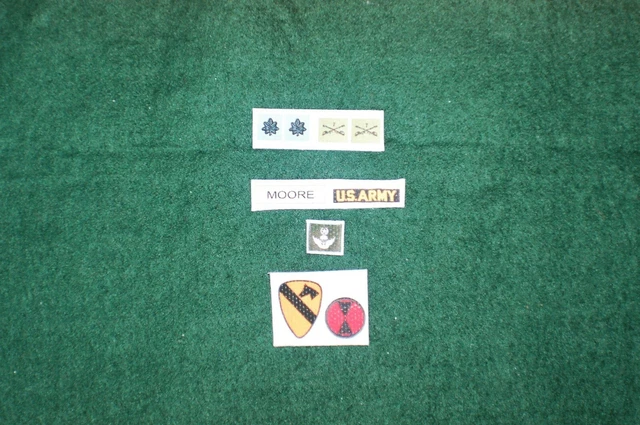 1/6 SCALE US Army Vietnam Col Hal Moore We Were Soldiers Patch lot £4. ...