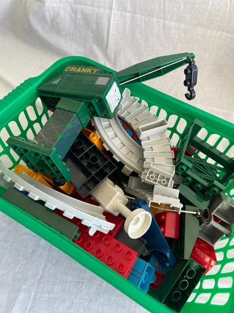 THOMAS THE TANK engine mega bloks Cranky building blocks trains track £ ...