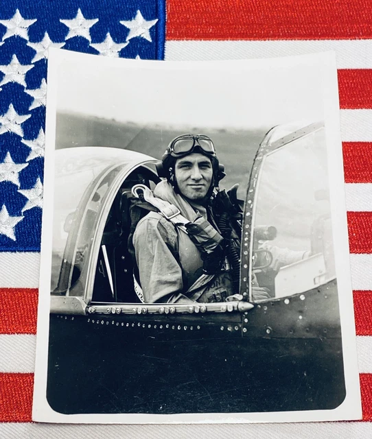 VINTAGE ORIGINAL WW2 Rare Photo Pilot Aircraft World War II USA £7.59 ...