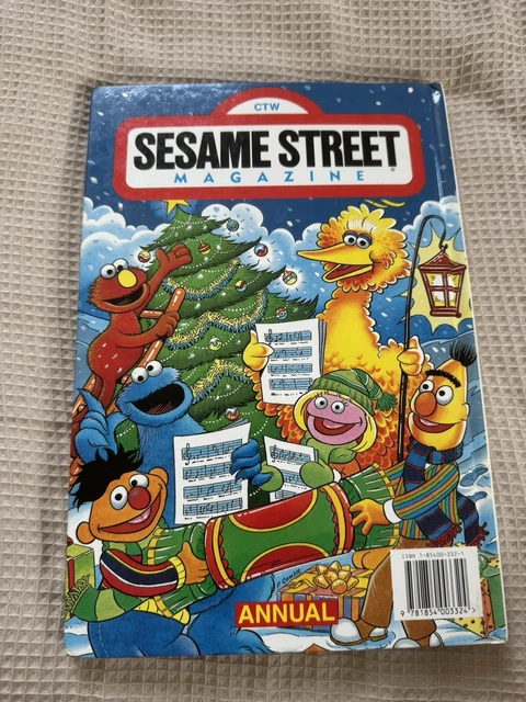 CTW SESAME STREET Magazine Book 1990s Decent Condition A Few Drawings ...