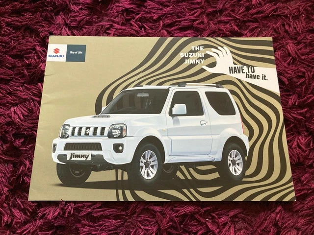 SUZUKI JIMNY 4X4 Brochure 2013, UK Issue, dated Jan 2013 £6.99 ...