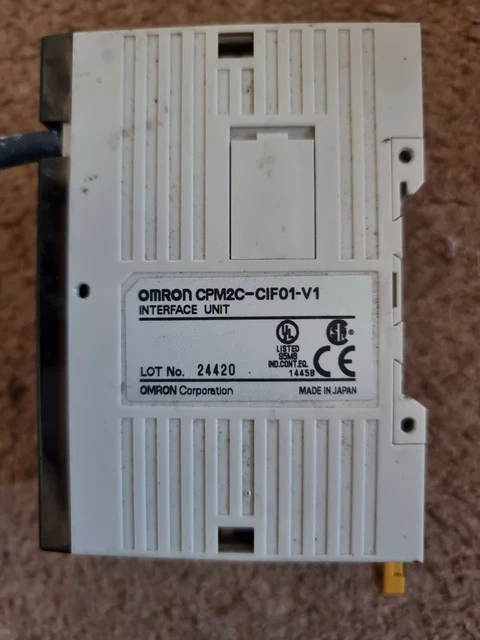 OMRON CPM2C-CIF01-V1 SERIAL RS232 Interface Unit PLC 24V Others Available EUR 92,88 - PicClick IT
