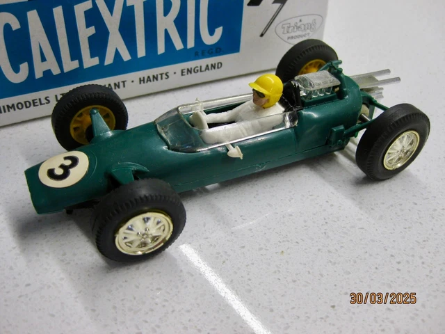 1960'S VINTAGE SCALEXTRIC C82 Lotus 25, Excellent Condition in repro ...