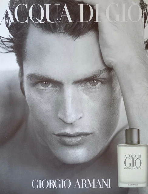 PUBBLICITÀ RITAGLIO ITALIA 2000 GIORGIO ARMANI ACQUA DI GIO' Profumo ...